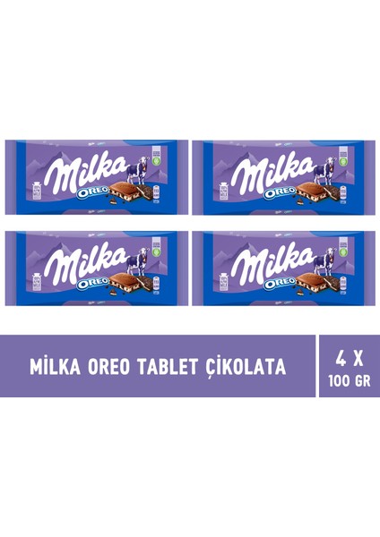 Milka Oreo Tablet Çikolata 100 gr - 4 Adet - OnuAl Fiyat Arşivi