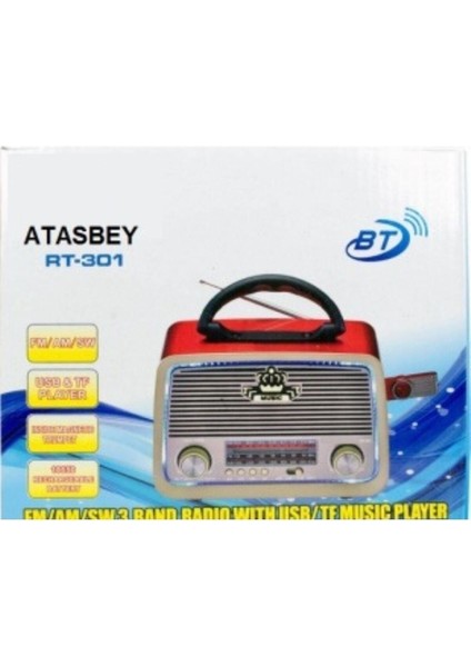 RT-301 Kırmızı Nostaljik Görünümlü Bluetoothlu Usb-Sd Card Fiyatı