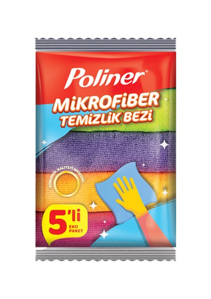 Poliner Mikrofiber Temizlik Bezi 40X40 cm 5'li - OnuAl Fiyat Arşivi
