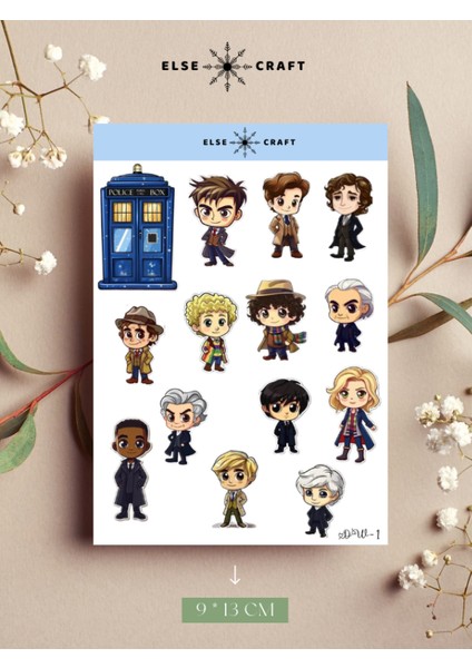 Doctor Who Sticker - Dw-1 - Ajanda Planlayıcı Bullet Journal Fiyatı