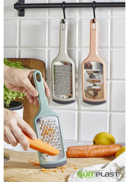 3'lü Kaydırmaz El Rendesi Seti - Rende, Doğrama, Soyma - El Fiyatı