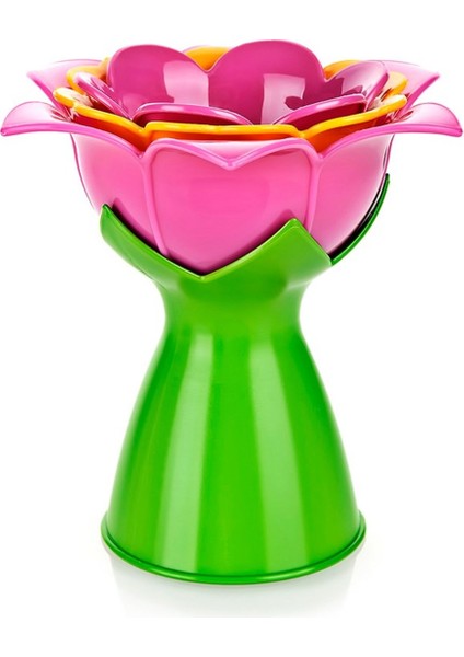 Manolya Çiçek Tasarımlı 3 Farklı Boy Matruşka Huni Seti ve Fiyatı