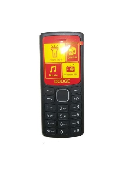 Dodge S3 Tuşlu Cep Telefonu 2 Yıl Türkiye Garantili Siyah Fiyatı