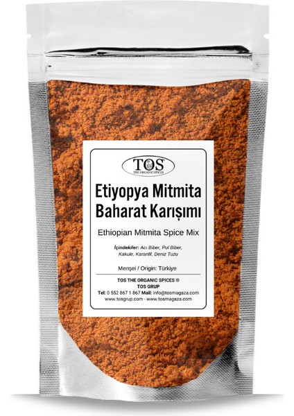 TOS The Organic Spices Etiyopya Mitmita Baharatı 250 gr Fiyatı