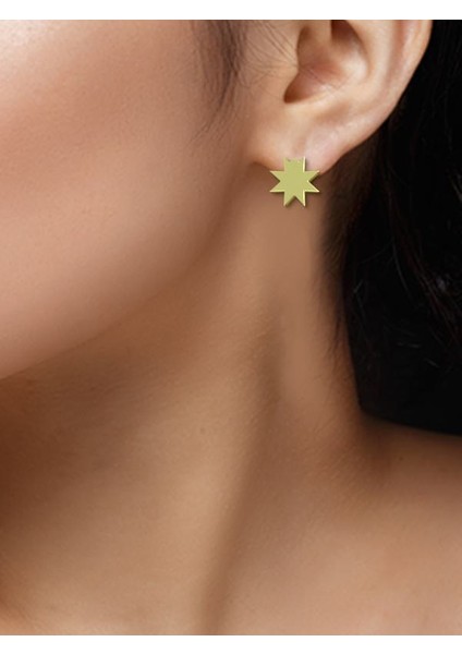 Belya Gold 14 Ayar Altın Yıldız Kupe, 15501 Kodlu Fiyatı