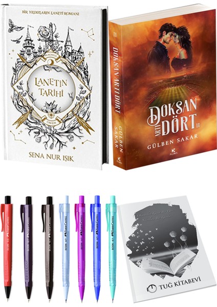 Doksan Artı Dört 2 ve Lanetin Tarihi Sena Nur Işık 2li Set + Kitabı