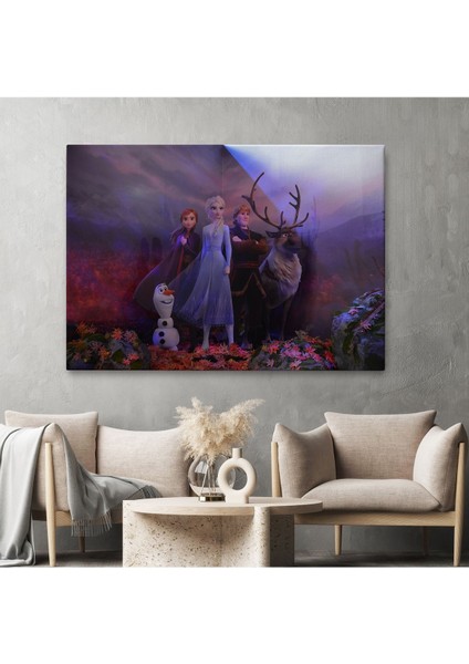 Disney Animation Frozen 2 Karakterleri Dekoratif TABLO-3685 Fiyatı