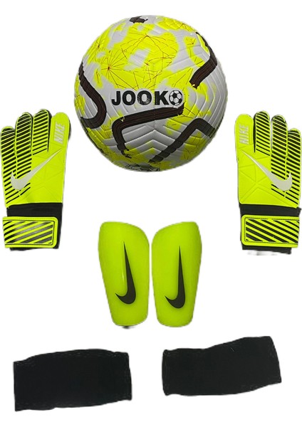Jooko Çizgili 5 No Top Tekmelik ve Kaleci Eldiveni Seti Fiyatı