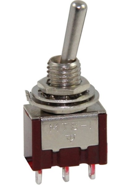 Powermaster IC-139A 3 Pin Ø6 mm On-Off Toggle Switch MTS-102 Fiyatı