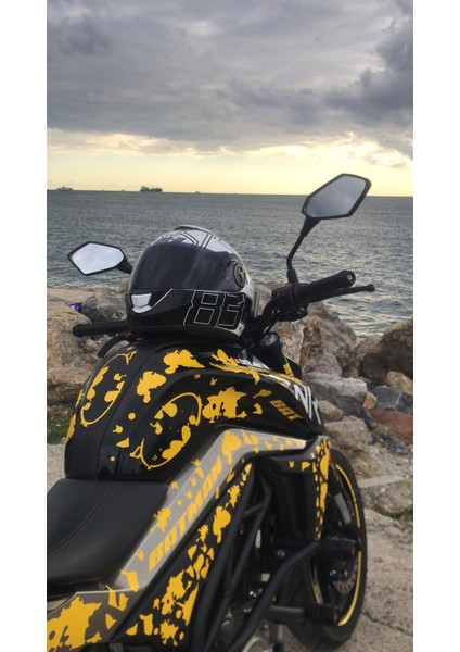 Cf Moto Nk 250 Batman Sticker Etiket Modeli Fiyatı