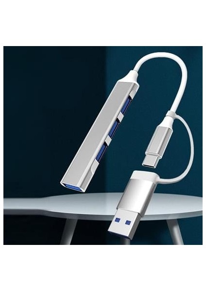 Kareem Buffer® 4 Port'lu Bağlantı Istasyonu Ultra Ince USB Fiyatı