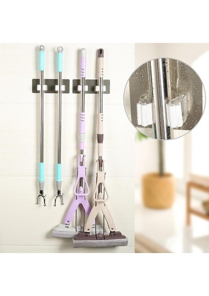04 Çift Beyaz Stil Indirim Mop Süpürge Askısı Kendinden Fiyatı