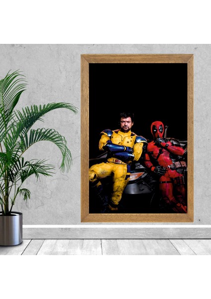 Marvel Deadpool, Wolverine Tablo, Wallpaper, Duvar Tablosu, Fiyatı