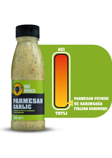 Vav Wings Parmesan Garlic Sos 330 ml Fiyatı - Taksit Seçenekleri