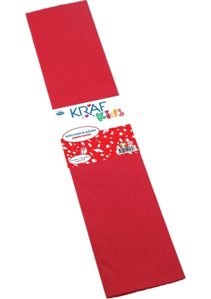 Kraf Kids Krepon Kağidi 50X200 Karışık Renk 10'lu - Okula Dönüş
