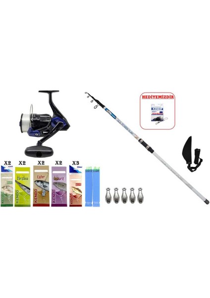 Kendo Sea Power 4.20M 100-250GR & Okuma Fin Chaser Blue 6000 Fiyatı