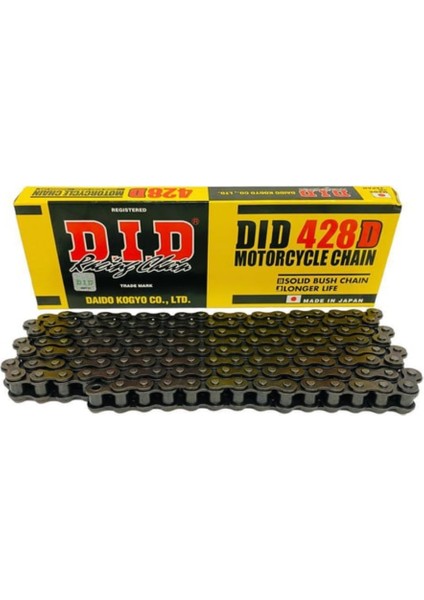 DID DID-428D (ÇELIK)-128 Zincir Honda Cbr 125 R 125CC Fiyatı