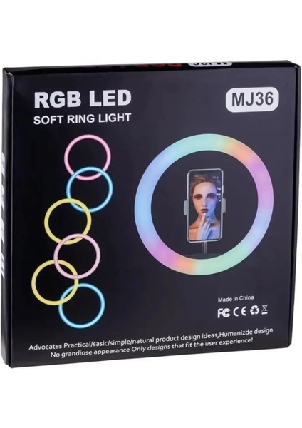 Tntech MJ36 Youtube Instagram Tiktok Selfie Rgb LED Halka Fiyatı
