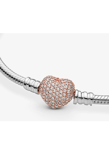 Dora & Dora Pandora Moments Pembe Pavé Kalp Tokalı Yılan Fiyatı