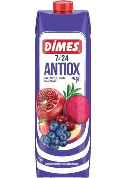 Dimes 7/24 Antiox Karışık Meyveli ve Sebzeli Içecek 1 lt x 6 Fiyatı