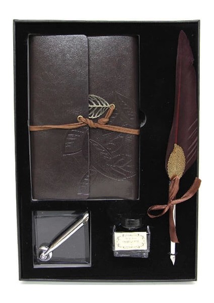 Onixe Divit Hokka Defter ve Tüylü Kalem Seti Fiyatı