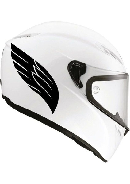 Tek Renk Kanat ( Wing Helmet Stickers ) Kask Sticker Etiket Fiyatı
