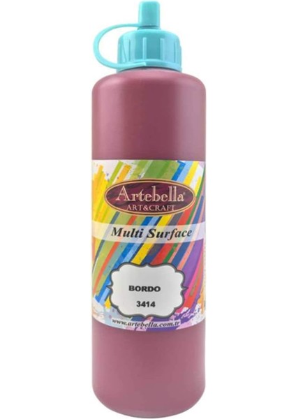 Artebella 3414500 Multi Surface Boya 500CC Bordo Fiyatı