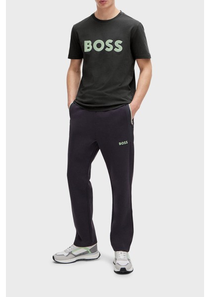 Boss Logolu Pamuk Regular Fit Bisiklet Yaka T Shirt Erkek T Fiyatı