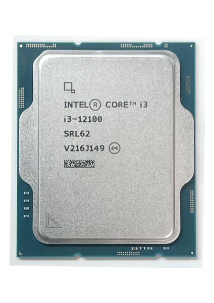 Intel Core I3 12100 3,3 Ghz 12 MB Cache 1700 Pin Işlemci Fiyatı