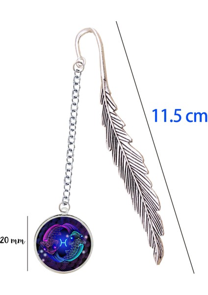 Hongliang Shop No.9 Tarzı Moda Galaksi 12 Burç Metal, Peşin fiyatına 3 ...