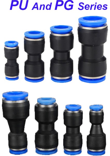 PU10 Stili Hava Su Hortumu Tüpü Için Plastik Bağlantı Pu Fiyatı