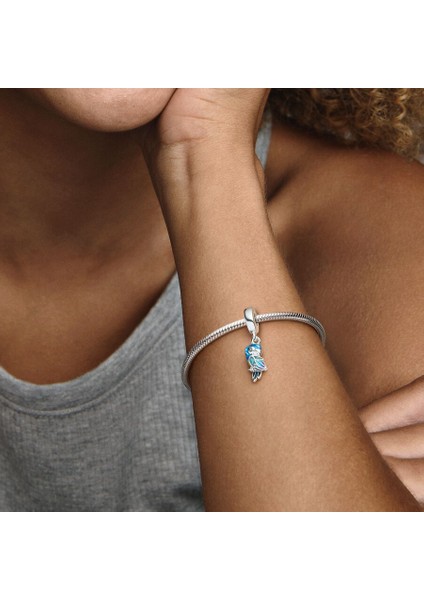 Dora & Dora Pandora Orman Cenneti Papağan Sarkan Charm 925 Fiyatı