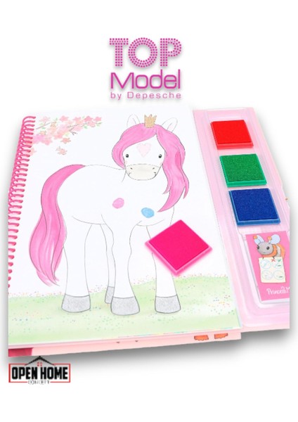 Top Model Princess Mimi Parmak Boyalı Boyama Defteri Fiyatı