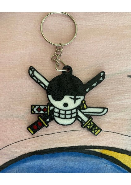 Tuff 3D Roronoa Zoro Temalı Anime Anahtarlık - Özel Fiyatı
