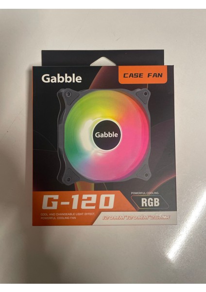 Gabble G120 Rainbow Rgb 120MM Fan 6 Pin Fiyatı - Taksit Seçenekleri