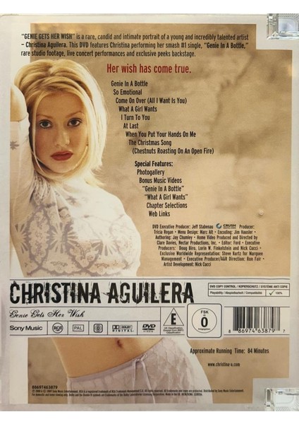 Christina Aguilera – Genie Gets Her Wish (Jewel Box Dvd) Fiyatı