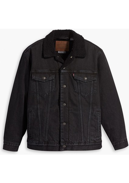 Levis Siyah Erkek Denim Ceket A5784-0005_RELAXED Fıt Sherpa Fiyatı