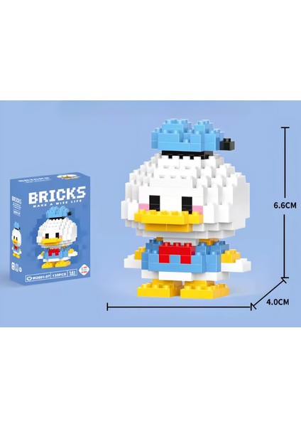 Bricks Donald Duck ve Daisy Duck Yapıtaşları Figür LEGO Fiyatı