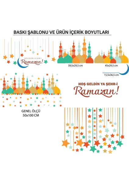 Dini Sticker (Model-2) 50 cm x 100 cm 11 Fiyatı