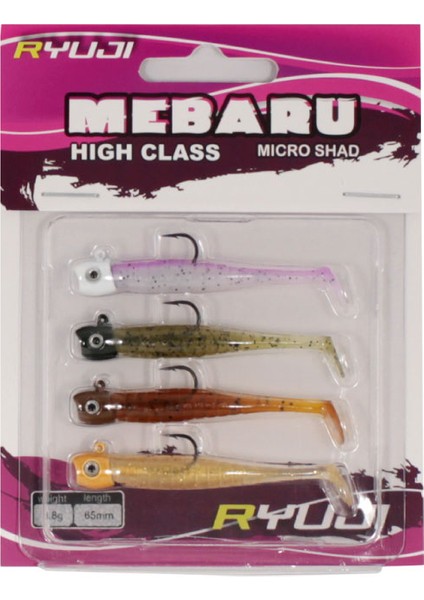 Ryuji Mebaru Mıcro Shad 65MM 3.8gr Natural Mıx Fiyatı