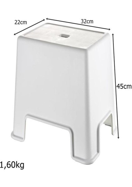 Büyük Boy Banyo Taburesi Çok Amaçlı Tabure 129 Fiyatı