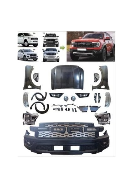 Ford Ranger 2012-2021-2022 New Ranger Raptor Body Kit Fiyatı