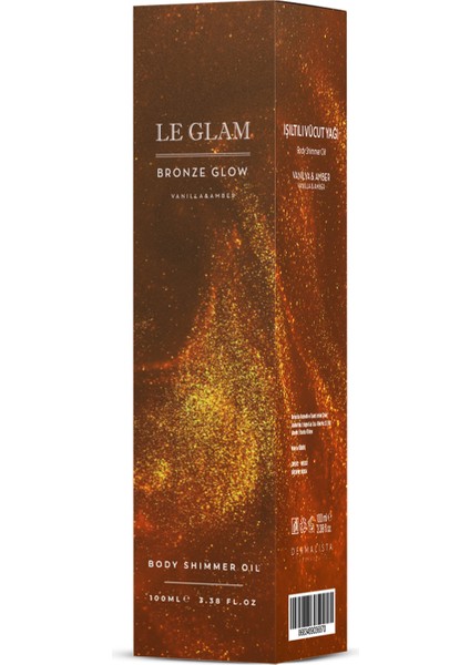 Le Glam Body Shimmer Oil Bronze Glow Vanilla & Amber Vücut Fiyatı