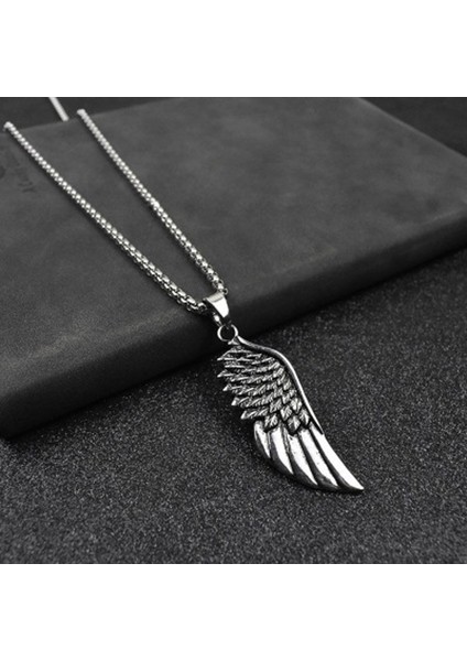 No.4 Boyutu Sıcak Moda Tüy Erkekler Kolye Kolye Punk Vintage Fiyatı