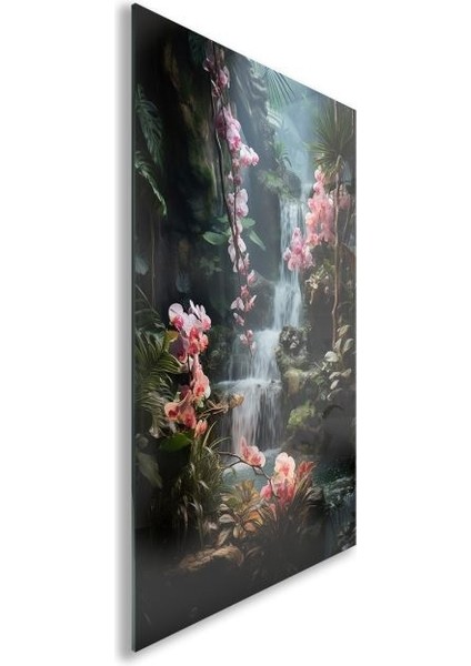 Exela Home Doğa Manzaralı Cam Tablo - Karışık - Dikey Motif Fiyatı