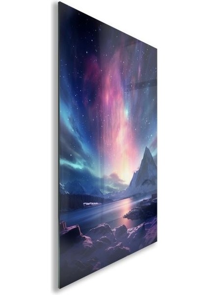 Exela Home Doğa Manzaralı Cam Tablo - Karışık - Dikey Motif Fiyatı