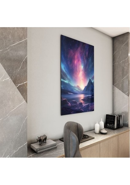 Exela Home Doğa Manzaralı Cam Tablo - Karışık - Dikey Motif Fiyatı