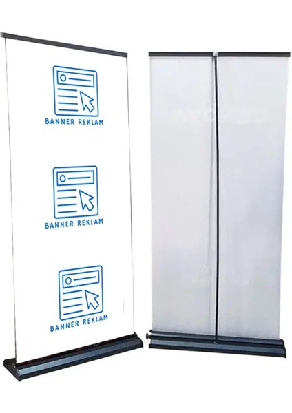 Karlobi - Lüx Roll Up Banner 100 X 200 cm Baskısız, Lüx Fiyatı