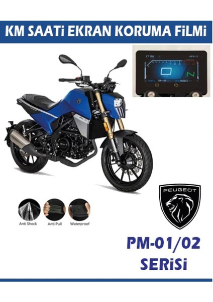 Peugeot Pm-01 / Pm-02 Serisi Motosiklet Ekran Km Koruyucu Fiyatı