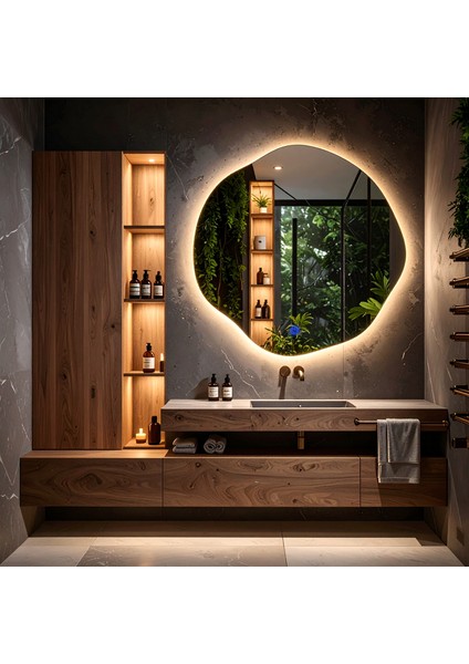 Kael Günışığı Led'li Lavabo & Banyo Aynası (Dokunmatik Fiyatı